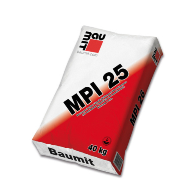 Baumit MPI 25 - Unutrasnji masinski malter visokog kvaliteta